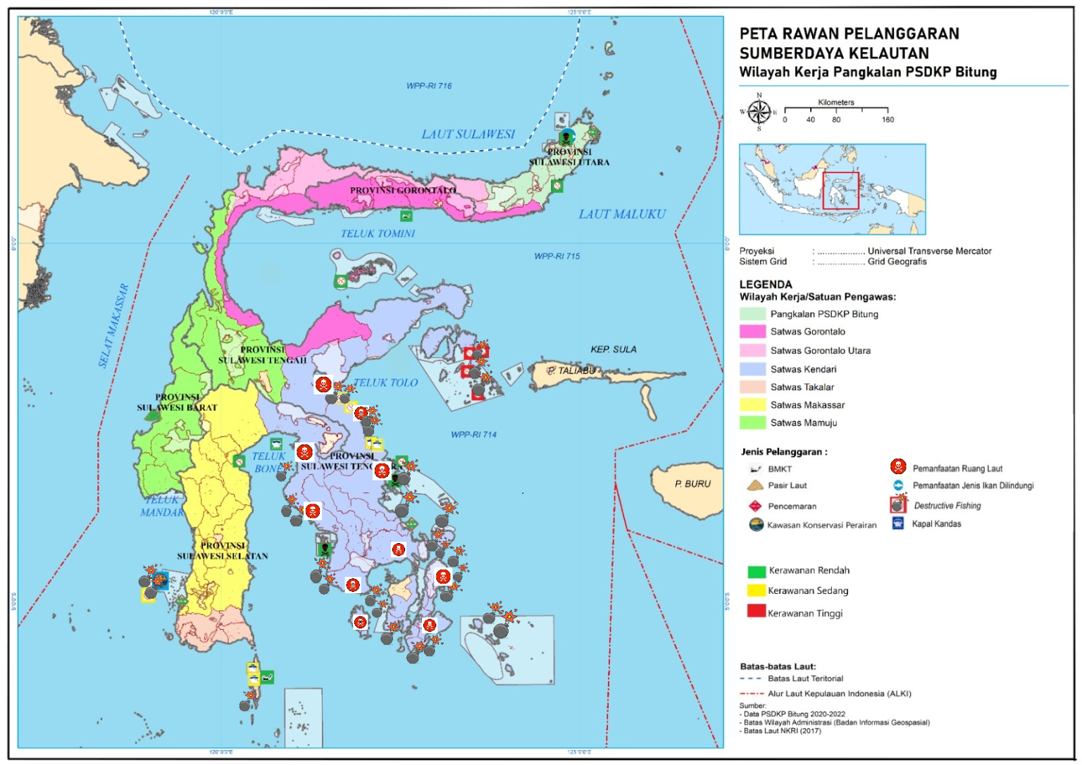 Peta Kerawanan DF Sulawesi Tenggara